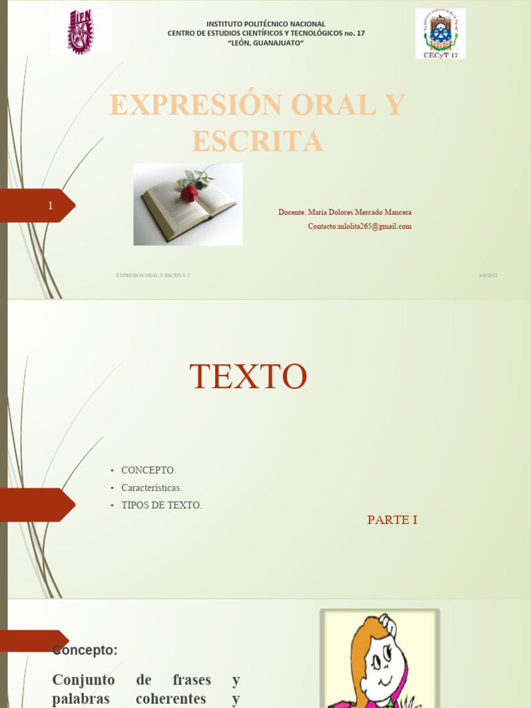 1-6 Texto (Oración y Párrafo) | PDF
