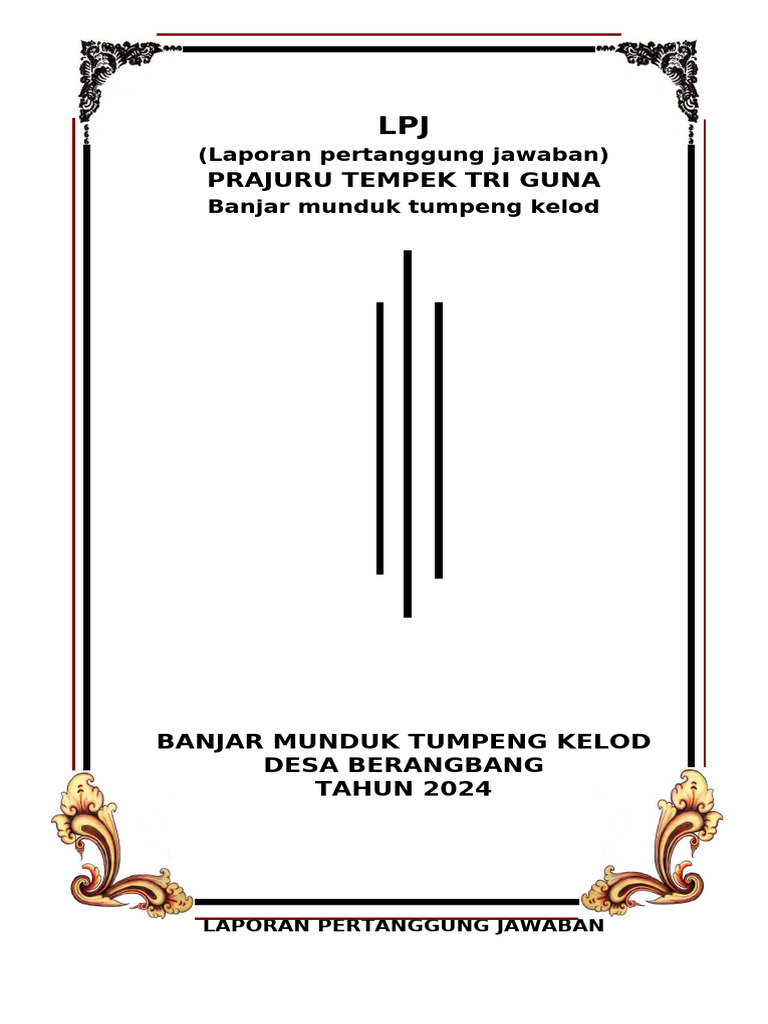 LPJ Tempek Tri Guna | PDF