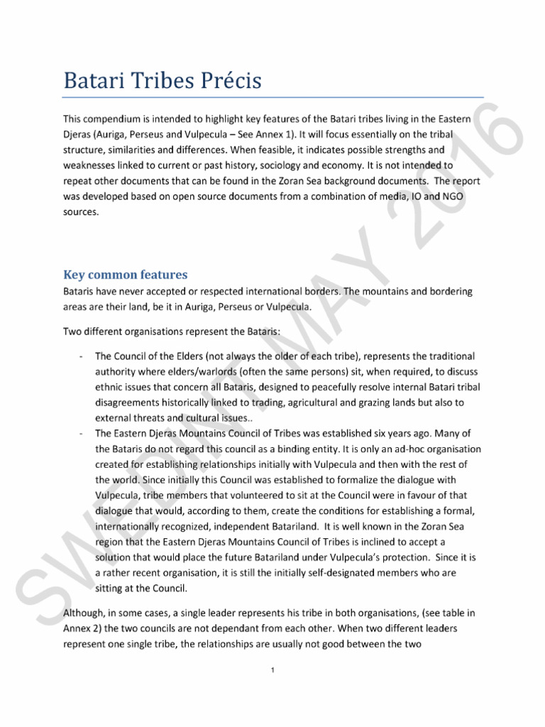 Handbook Bla Tribes Study Swedint May 2016 | PDF
