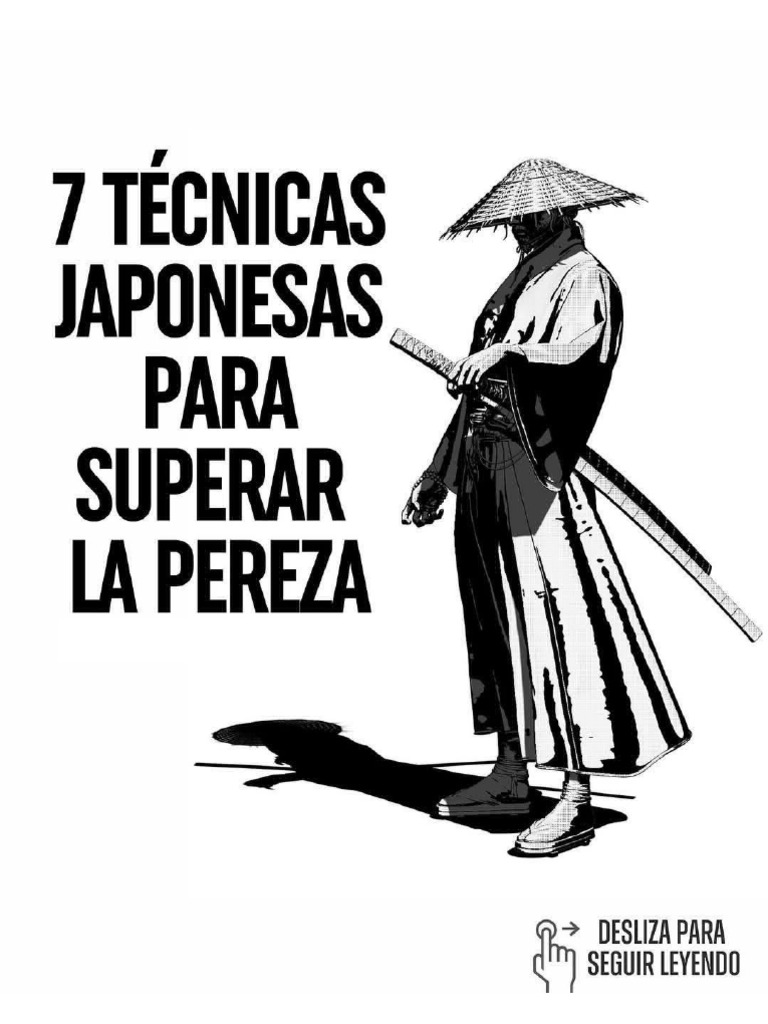 7 TECNICAS para Superar La Pereza | PDF