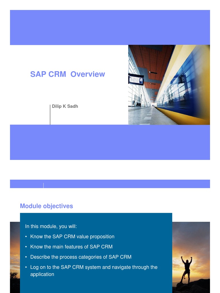 SAP CRM for Business Professionals | PDF | Customer Relationship ...