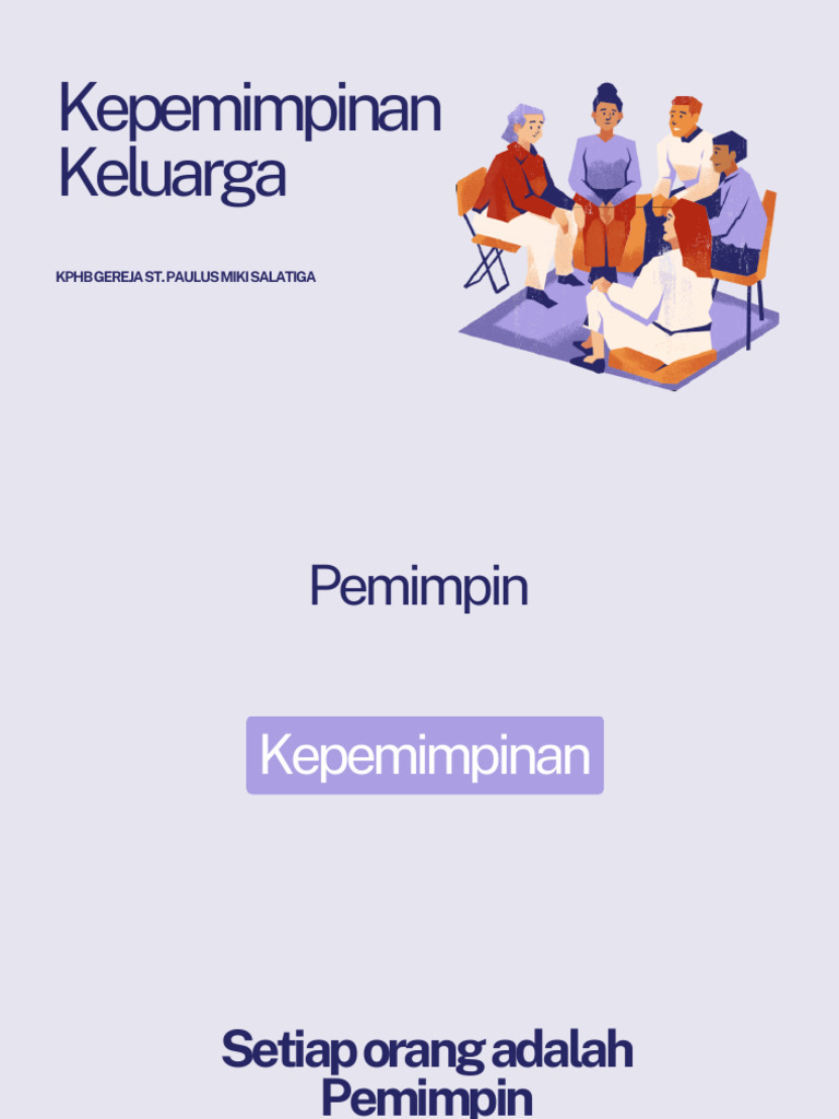 Panduan Kepemimpinan Keluarga Efektif | PDF