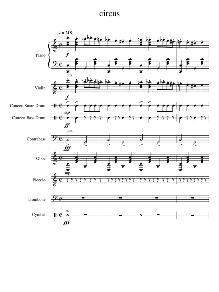 Circus Music | PDF