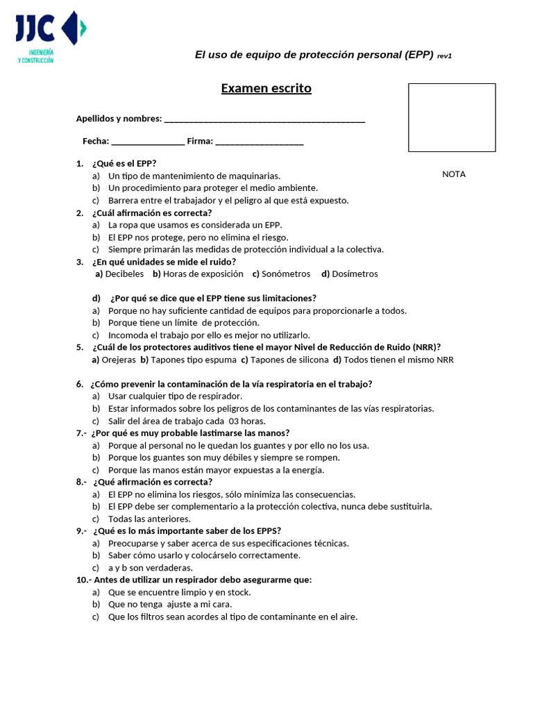 Examen de EPP | PDF