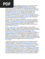 Exposé sur le Brésil : Culture et Histoire | PDF