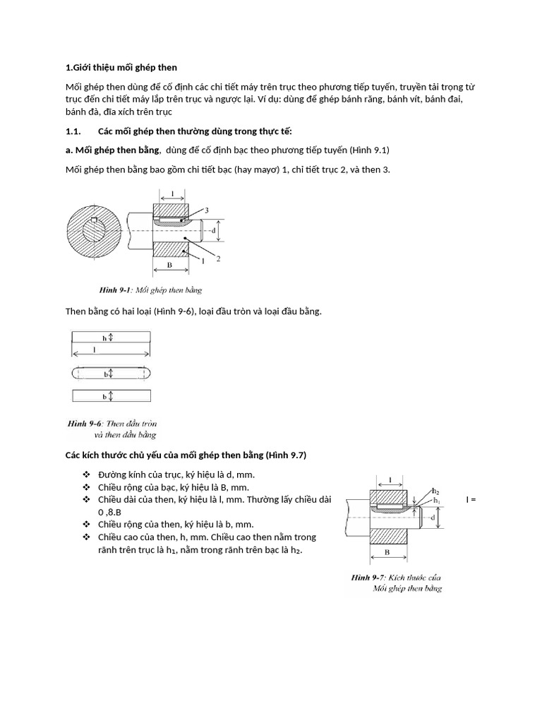 Mối Ghép Then | PDF