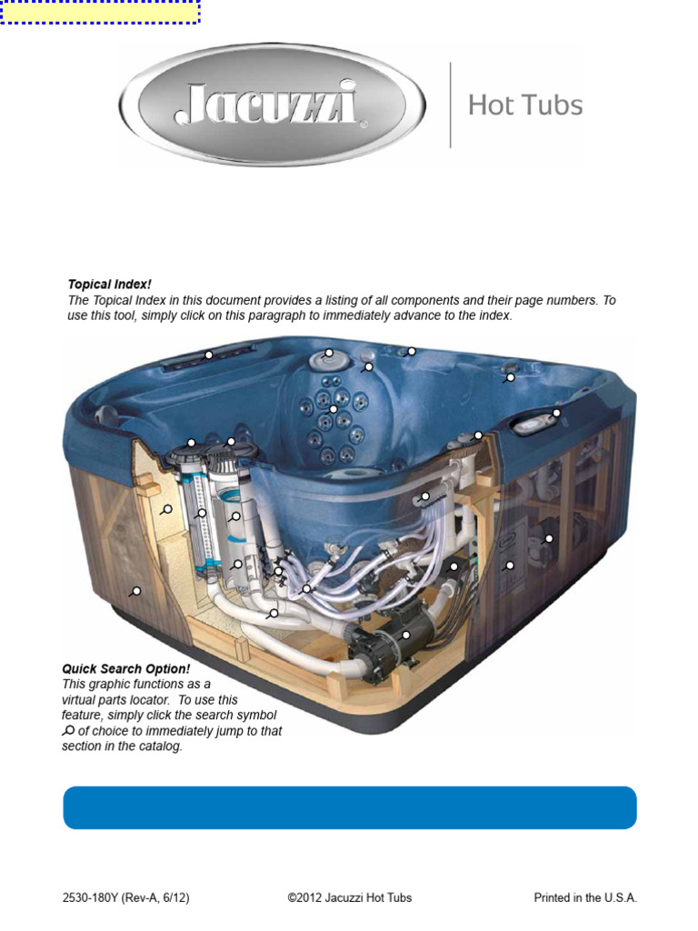 Jacuzzi 2012 Parts Catalog | PDF | Pump