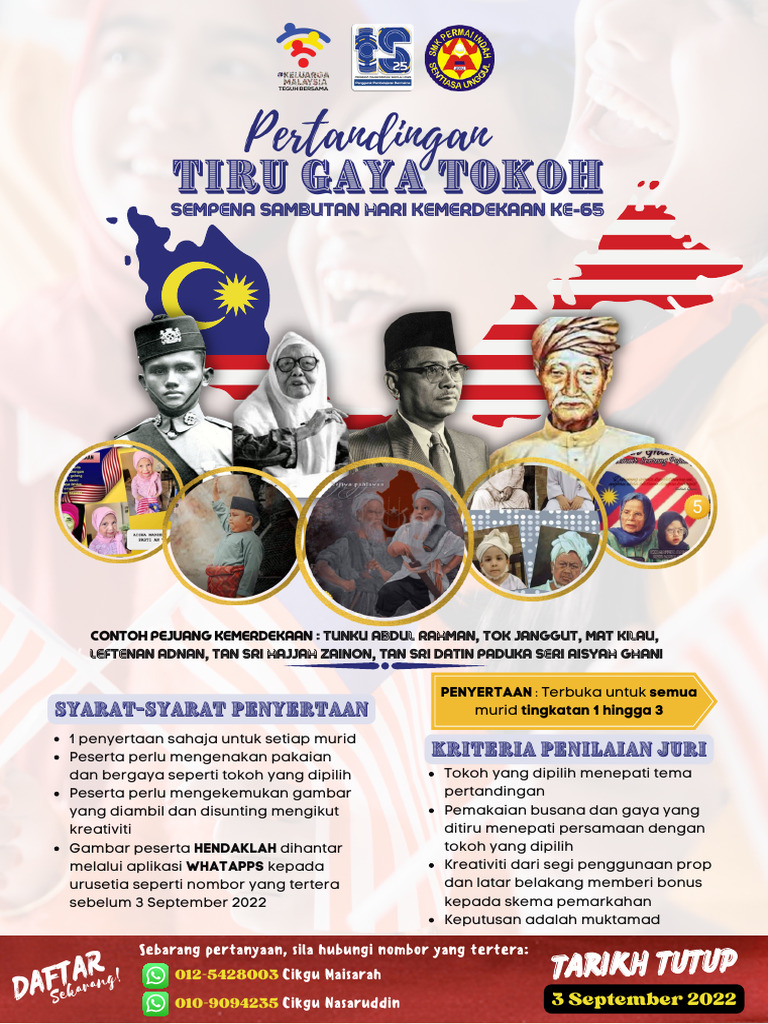 Pertandingan Tiru Gaya Tokoh | PDF