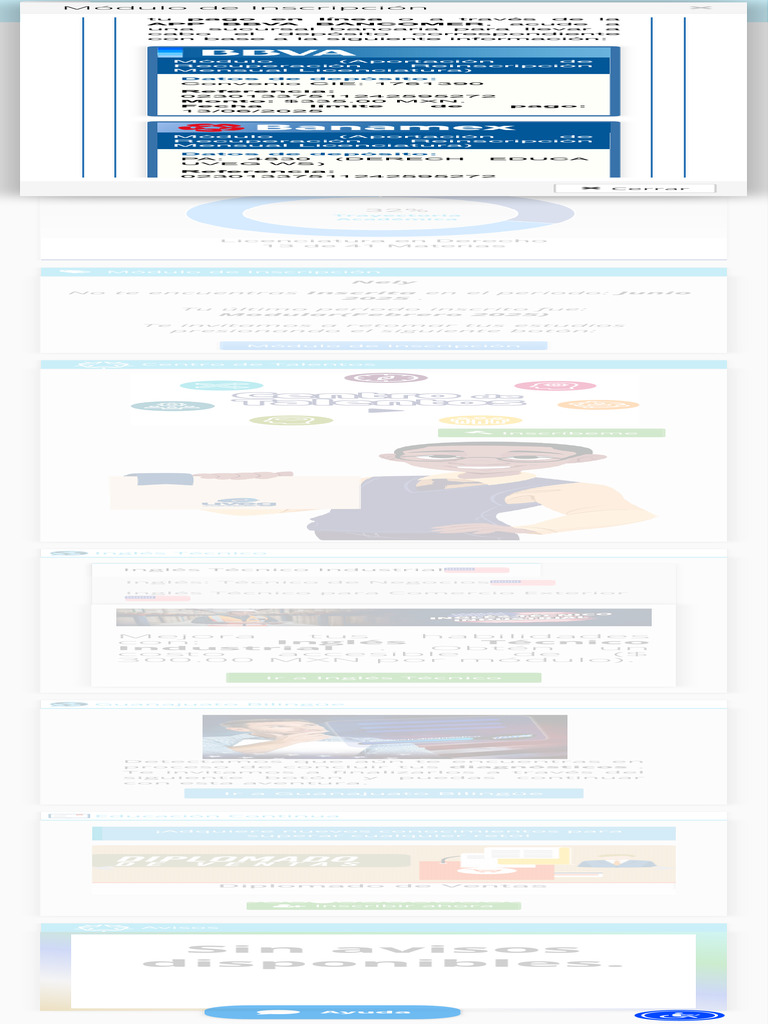 Inscripción y Cursos para Nely Estrada | PDF
