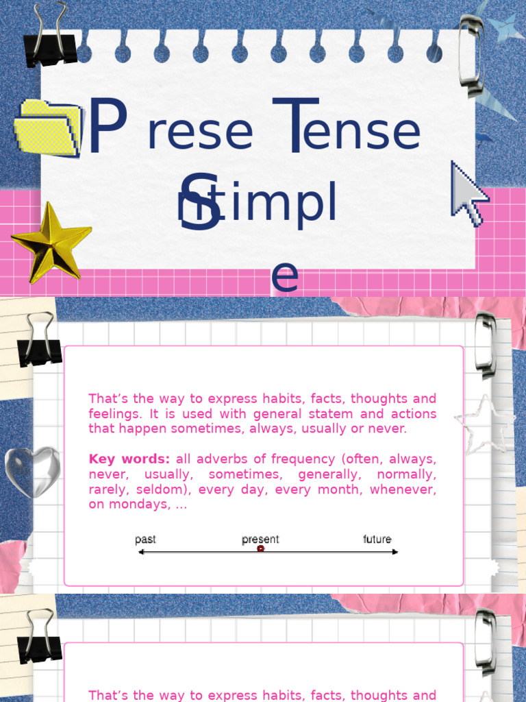 Present Tense Grammar Guide | PDF | Verb | Language Mechanics