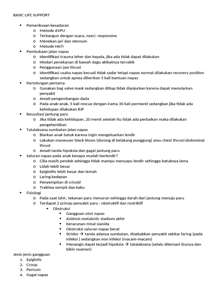 Basic Life Support | PDF
