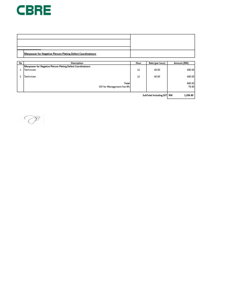Quotation for Plating Defect Coordinators | PDF
