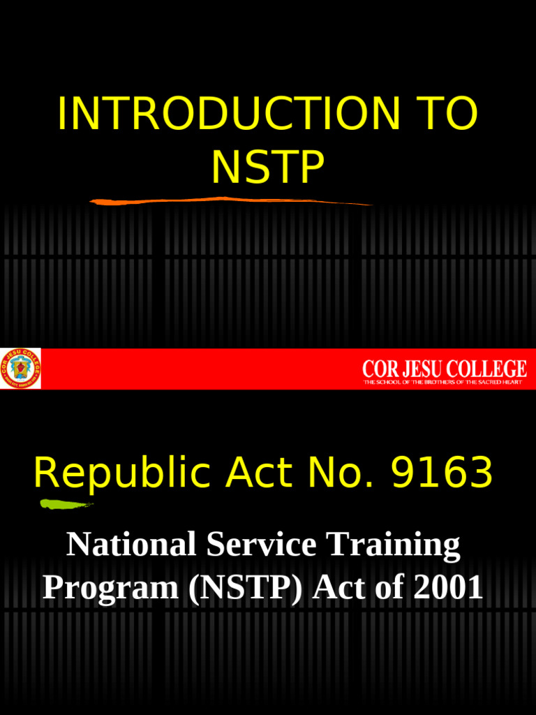 1 Introduction To NSTP 2025 2026 | PDF