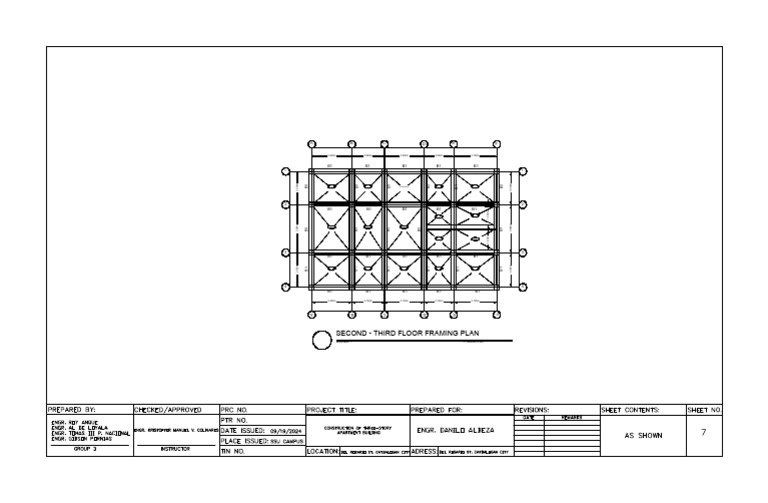 2nd and 3rd Floor Framing Plan-Layout1 | PDF