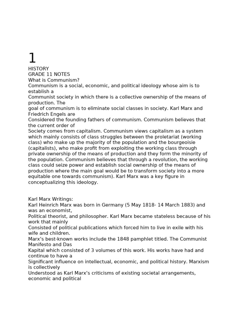 Essay Russian Revolution | PDF | Communism | Karl Marx
