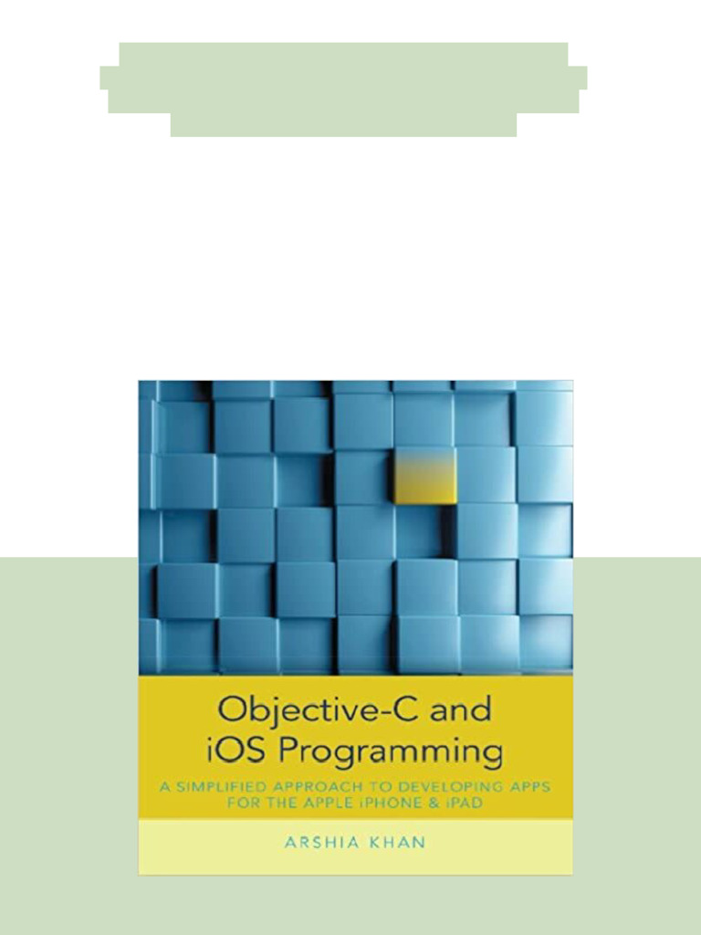 Test Bank For Objective C and iOS Programming A Simplified Approach To ...