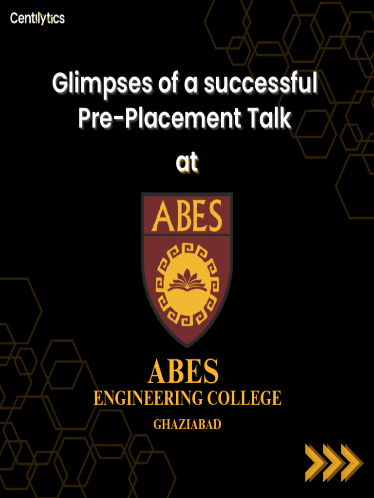 Pre Placement Talk at ABES Engineering College 1731811670 | PDF