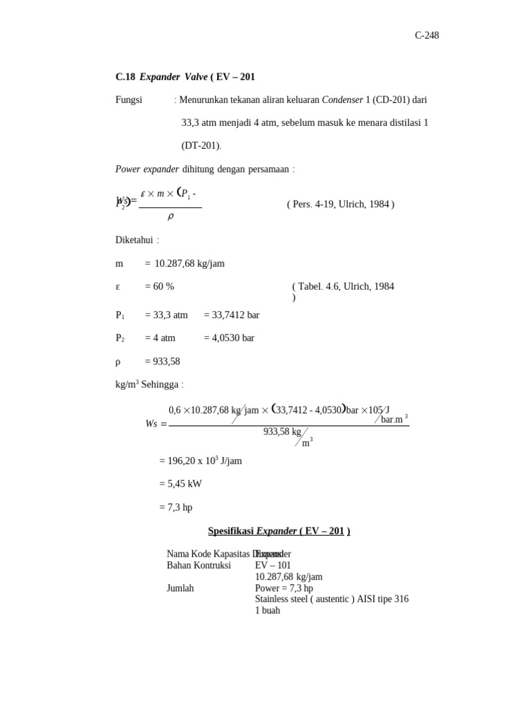 Spesifikasi dan Fungsi Expander Valve | PDF