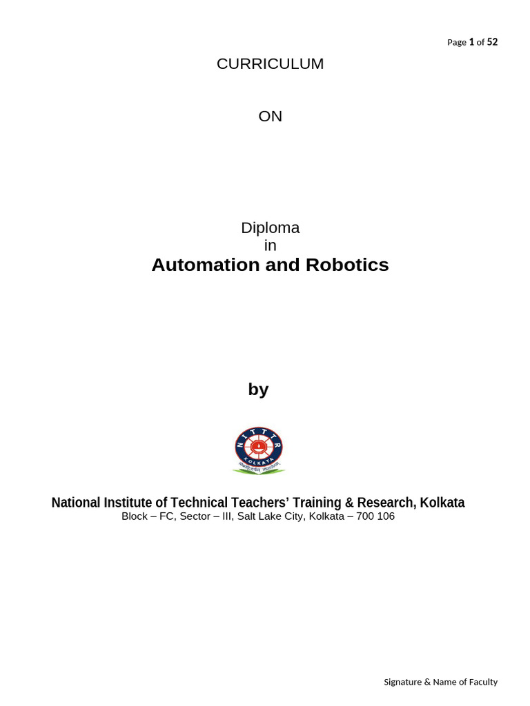 Syllabus - Automation & Robotics | PDF | Amplifier | Electronic Oscillator