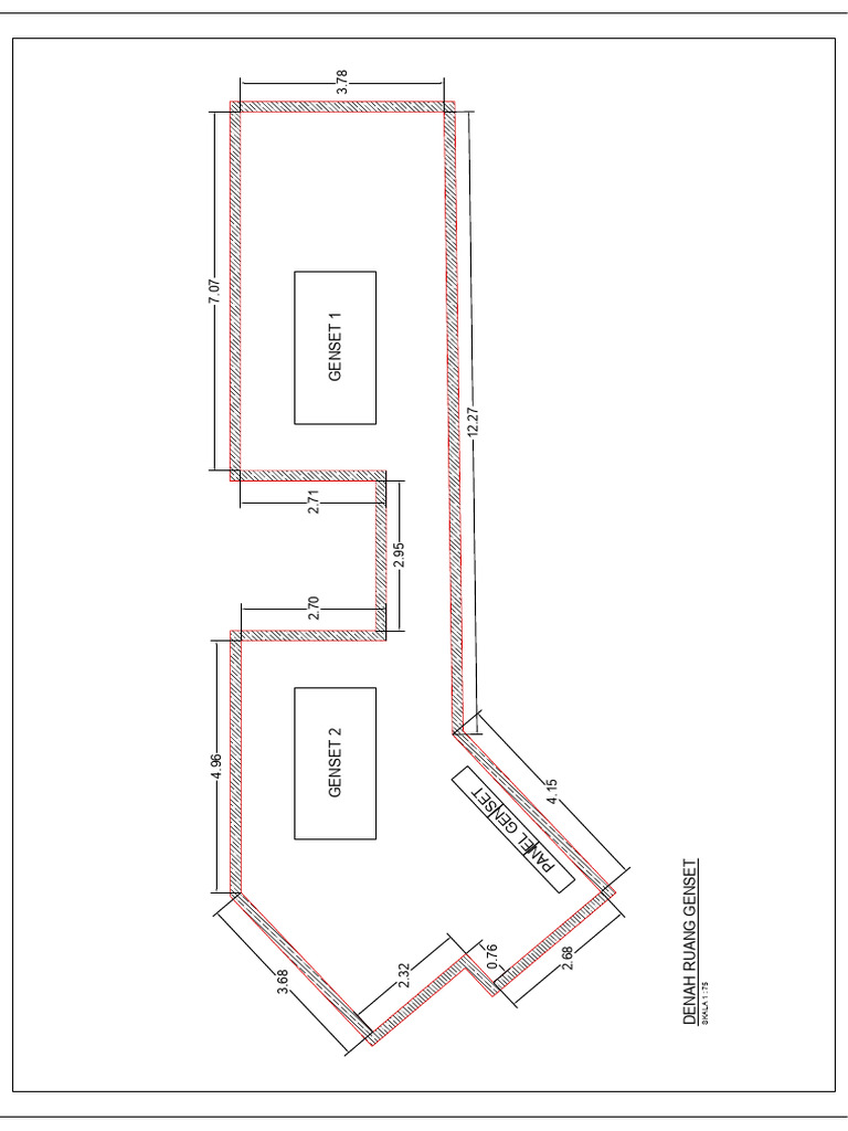 Denah ruang genset | PDF