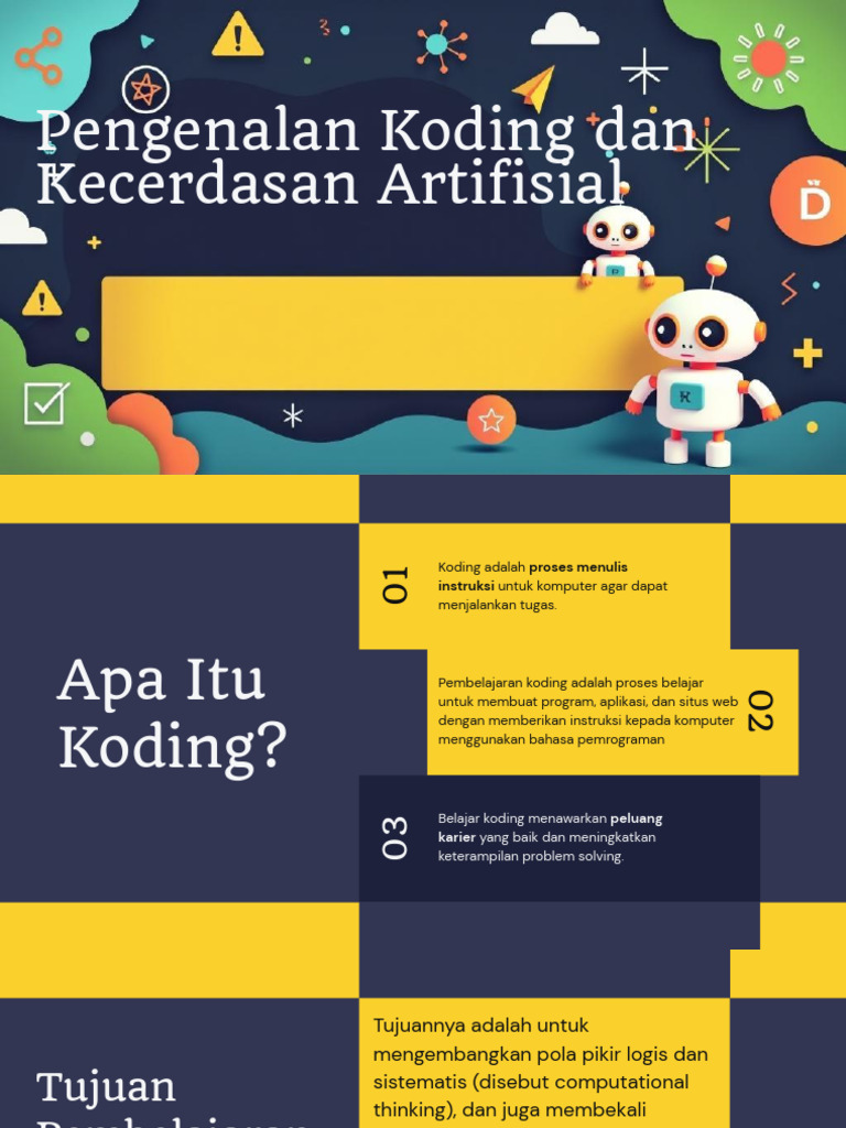 Koding dan Kecerdasan Artifisial untuk SD | PDF