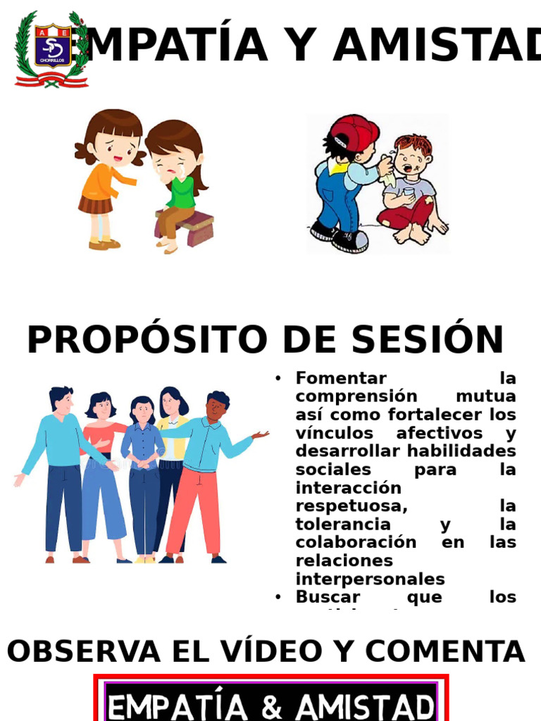 Empatía y Amistad | PDF | Amistad | Empatía