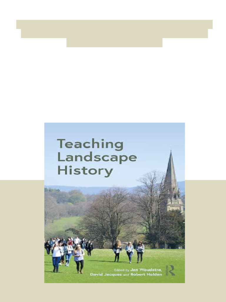 (Ebook) Teaching Landscape History by Jan Woudstra, David Jacques ...