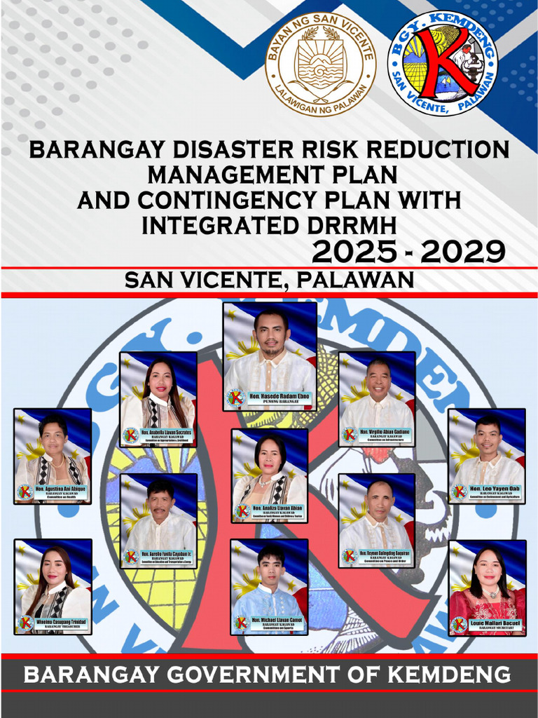 BDRRM Plan for Barangay Kemdeng | PDF | Emergency Management | Hazards