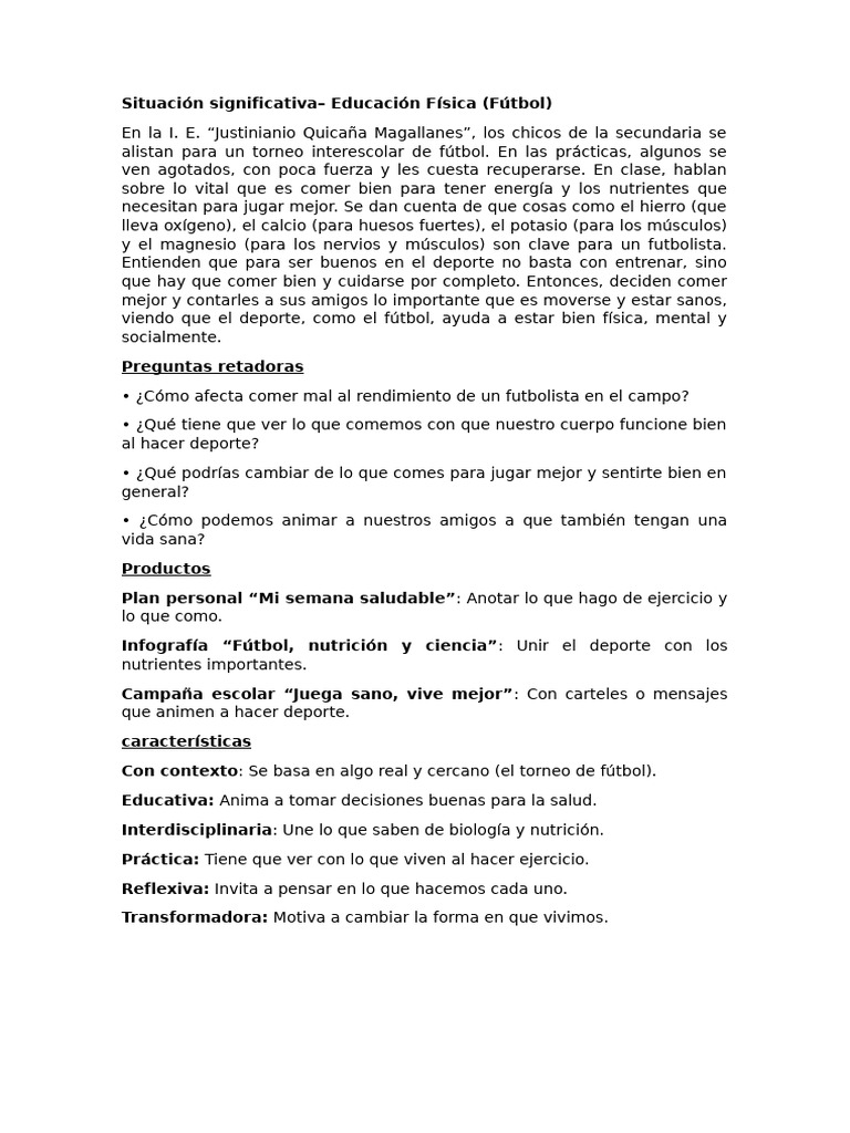 Situación Significativa Tol 2025 | PDF