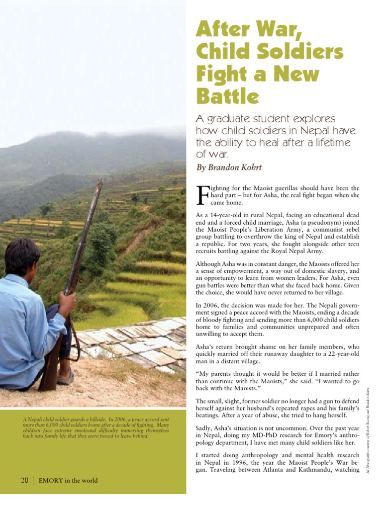 Child Soldier | PDF | Nepal | Maoism