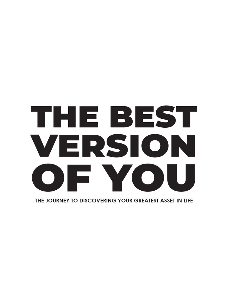 The Best Version of You March2022 | PDF | Mentorship