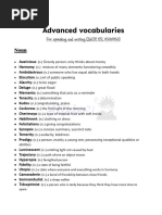Essential Bombastic Vocabulary List | PDF