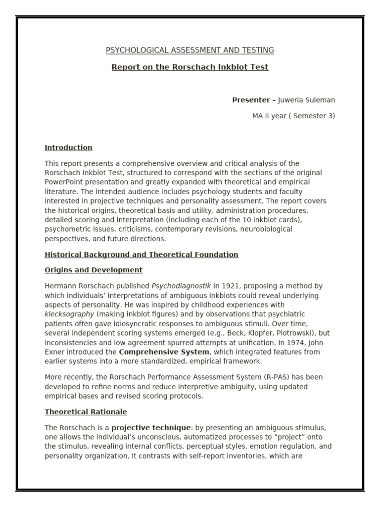 Psychological Assessment and Testing | PDF | Validity (Statistics ...