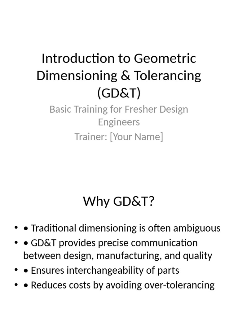 GD&T Basics for Design Engineers | PDF