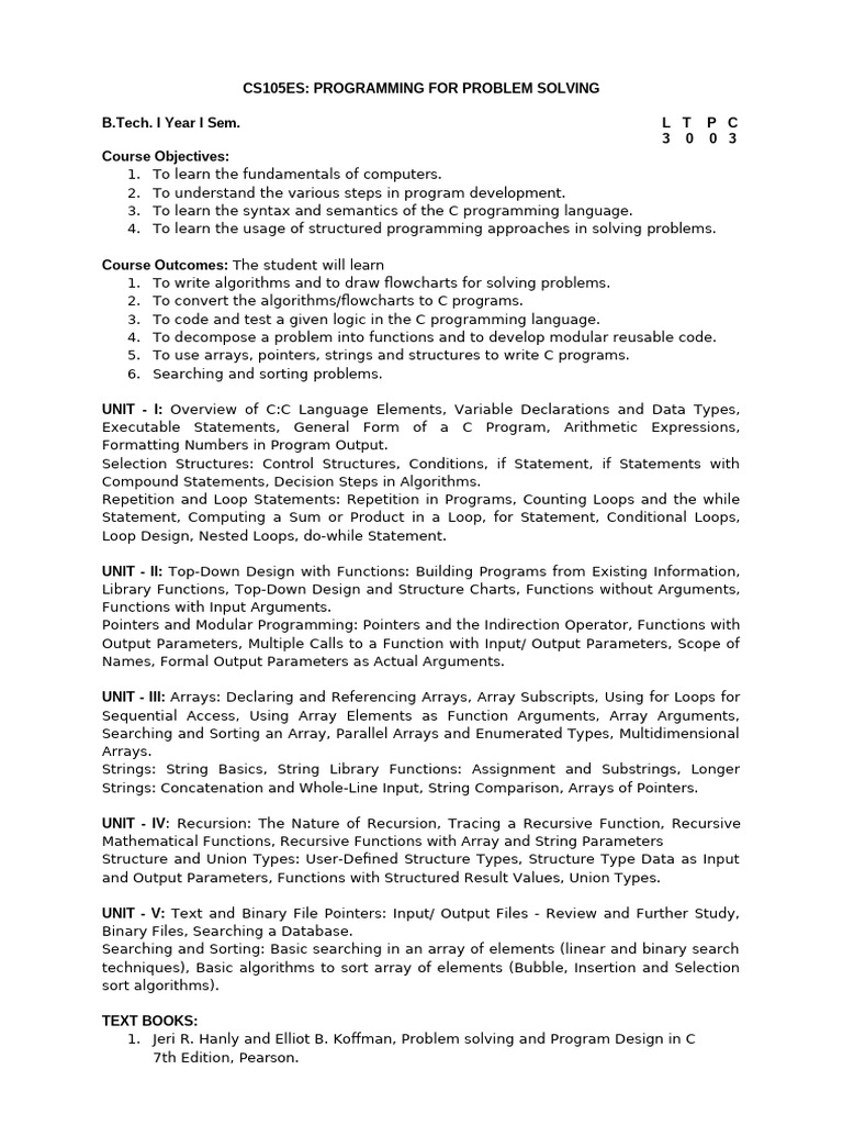 PPS lab | PDF | Computer Program | Programming