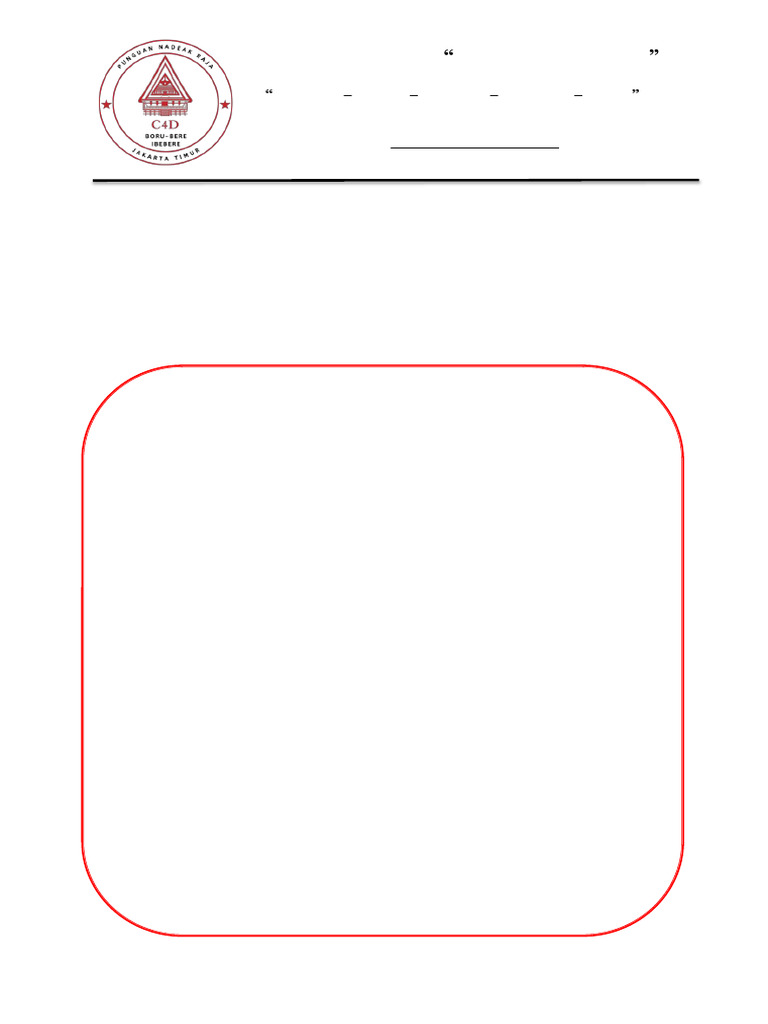 AD ART Punguan Nadeak C4D 2023 | PDF