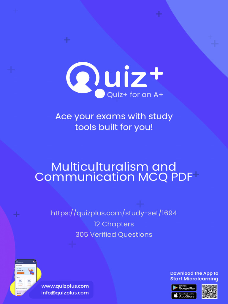 Multicultural Communication MCQ Guide | PDF | Communication | Nonverbal ...