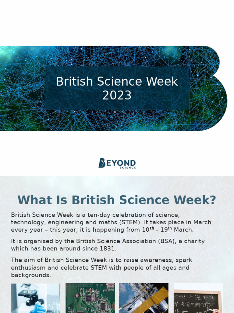 British Science Week 2023 Assembly PowerPoint | PDF | Science | Cognition