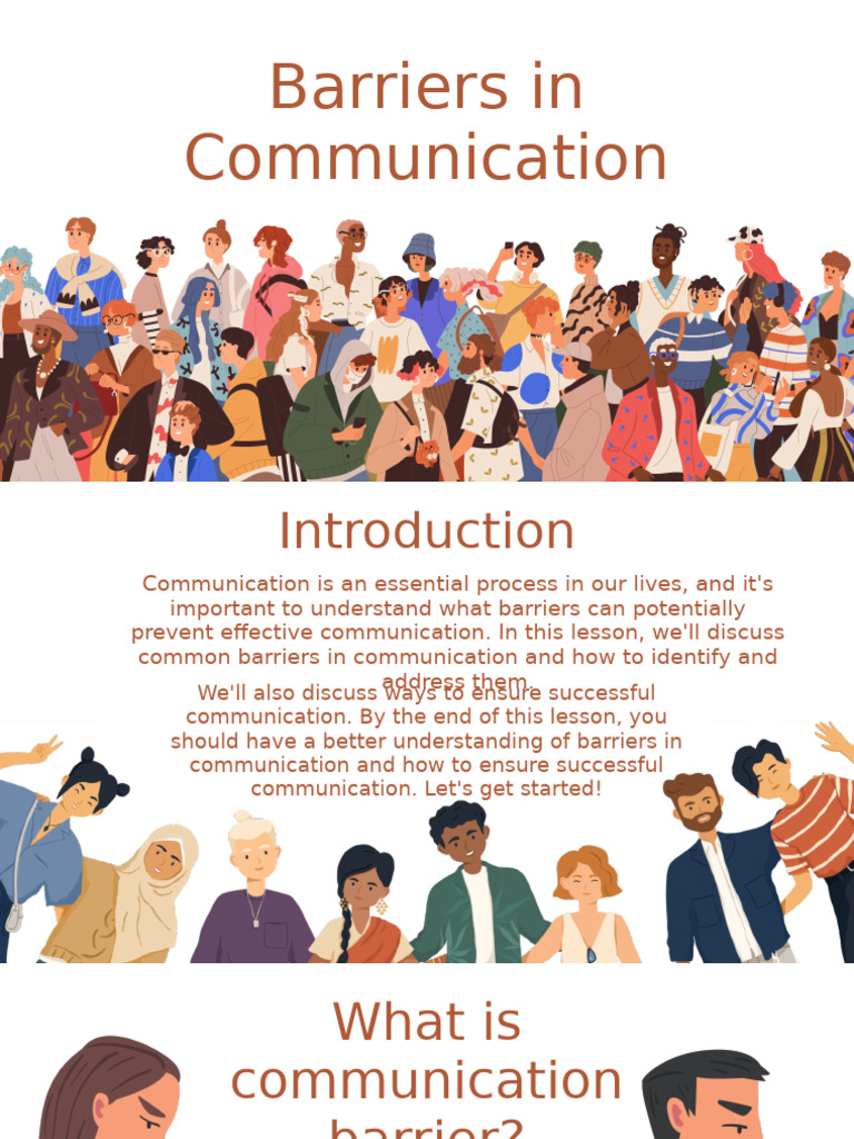 Barriers of Communication | PDF | Communication | Learning