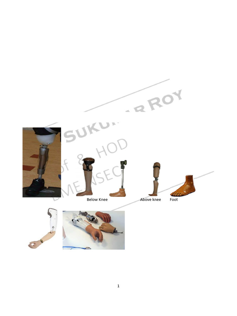 Orthotic and Prosthetic Devices Overview | PDF | Prosthesis ...