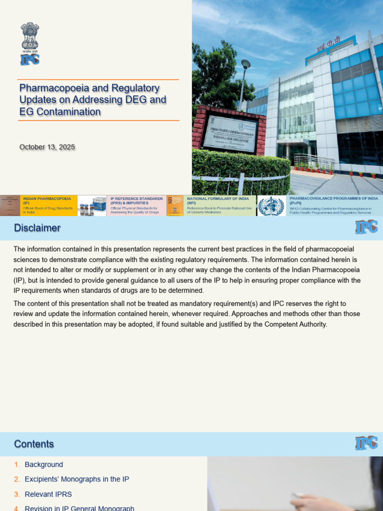 EG and DEG Webinar 13.10.2025 | PDF | Gas Chromatography