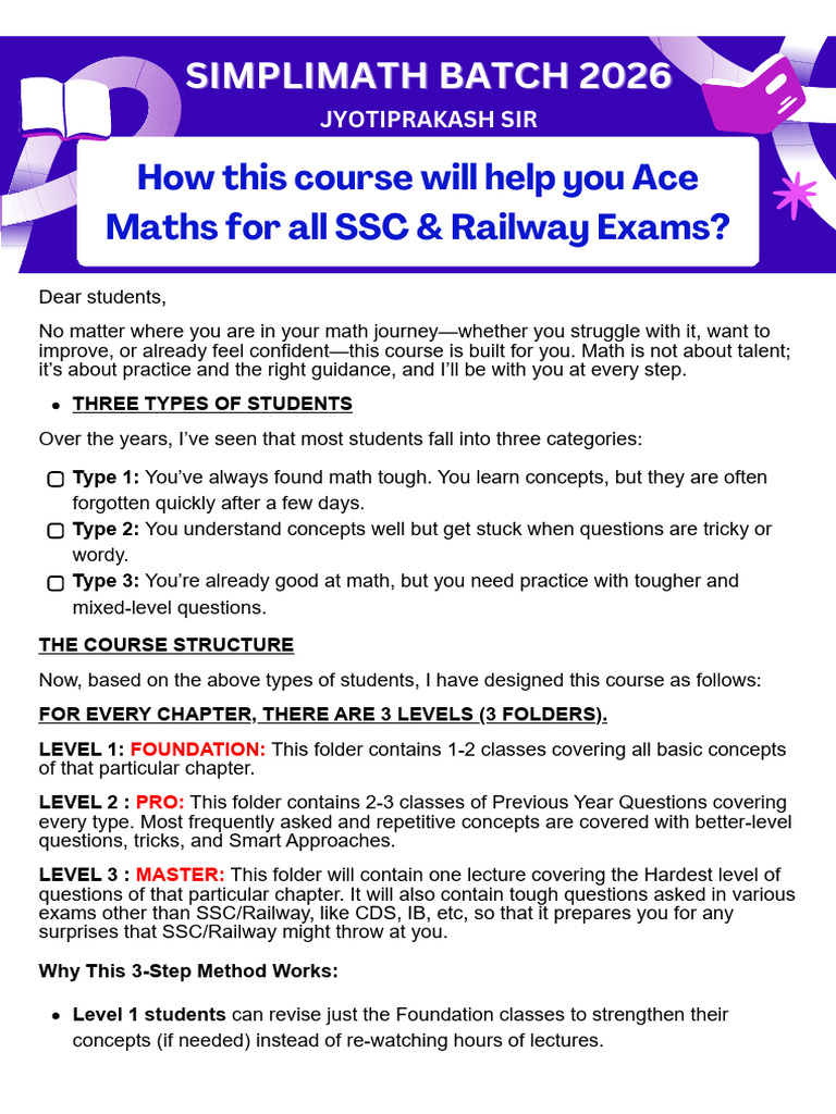 Ace Maths for SSC & Railway Exams | PDF