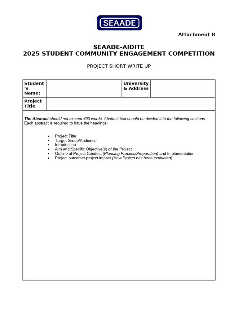 2025 Student Engagement Project Overview | PDF