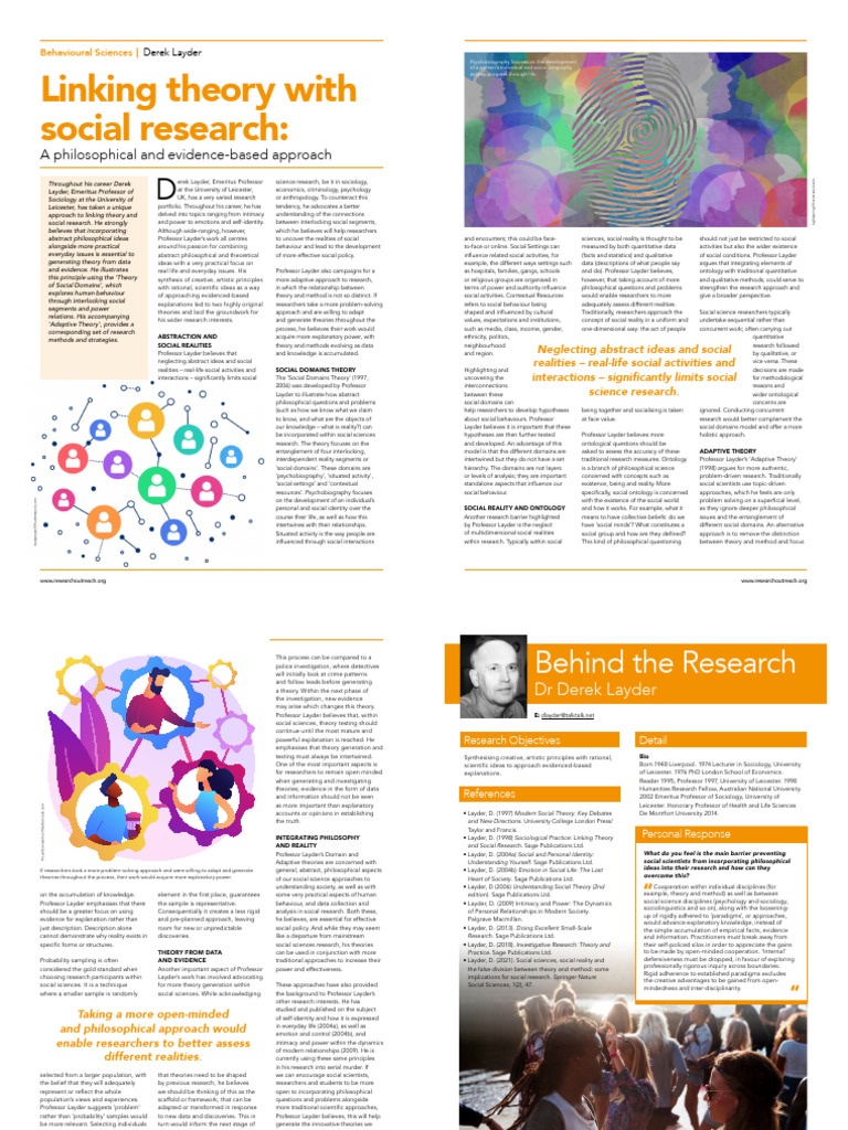 Linking Theory With Social Research | PDF | Theory | Science