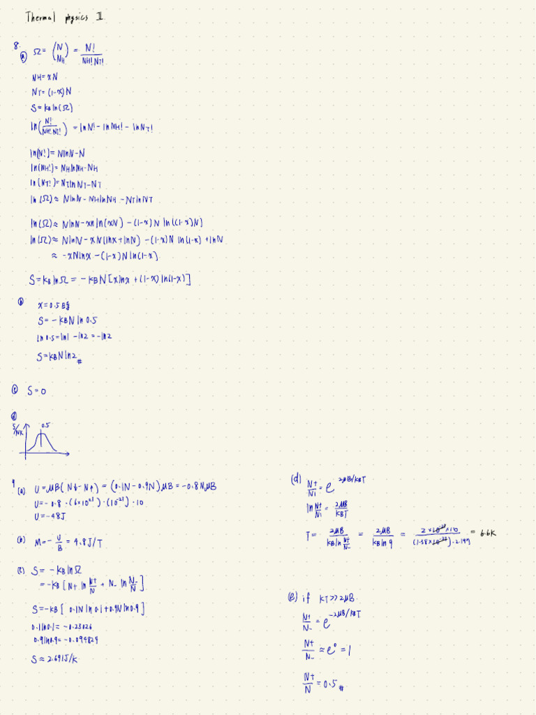 Thermal Physics | PDF