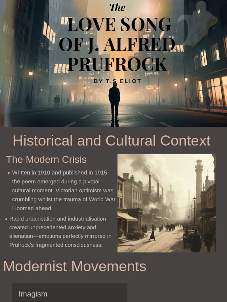 The Love Song of J Alfred Prufrock - PPTX 20250912 000752 0000 | PDF
