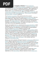 History of Bhutan's Five Kings | PDF | Bhutan | Government
