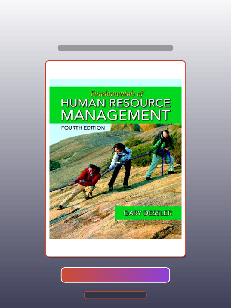 Get PDF of Fundamentals of Human Resource Management 4th Edition by ...