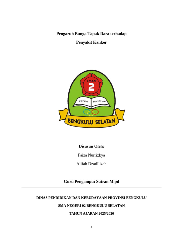 Proposal Fisika 1 | PDF