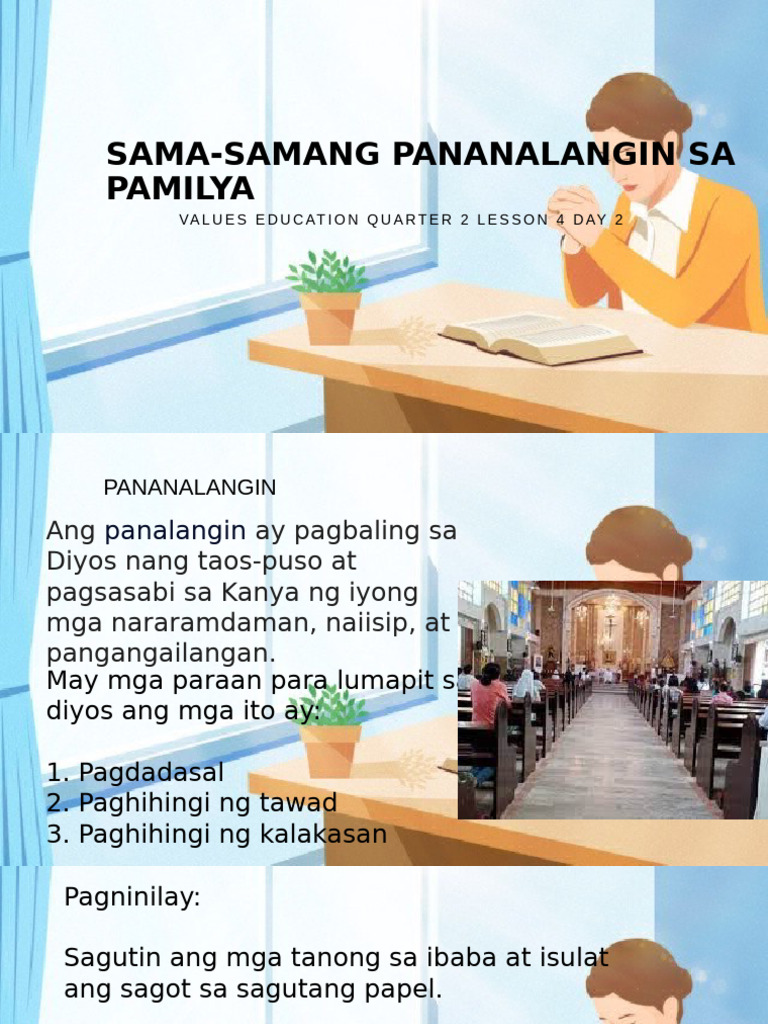 Sama-Samang Pananalangin Sa Pamilya | PDF